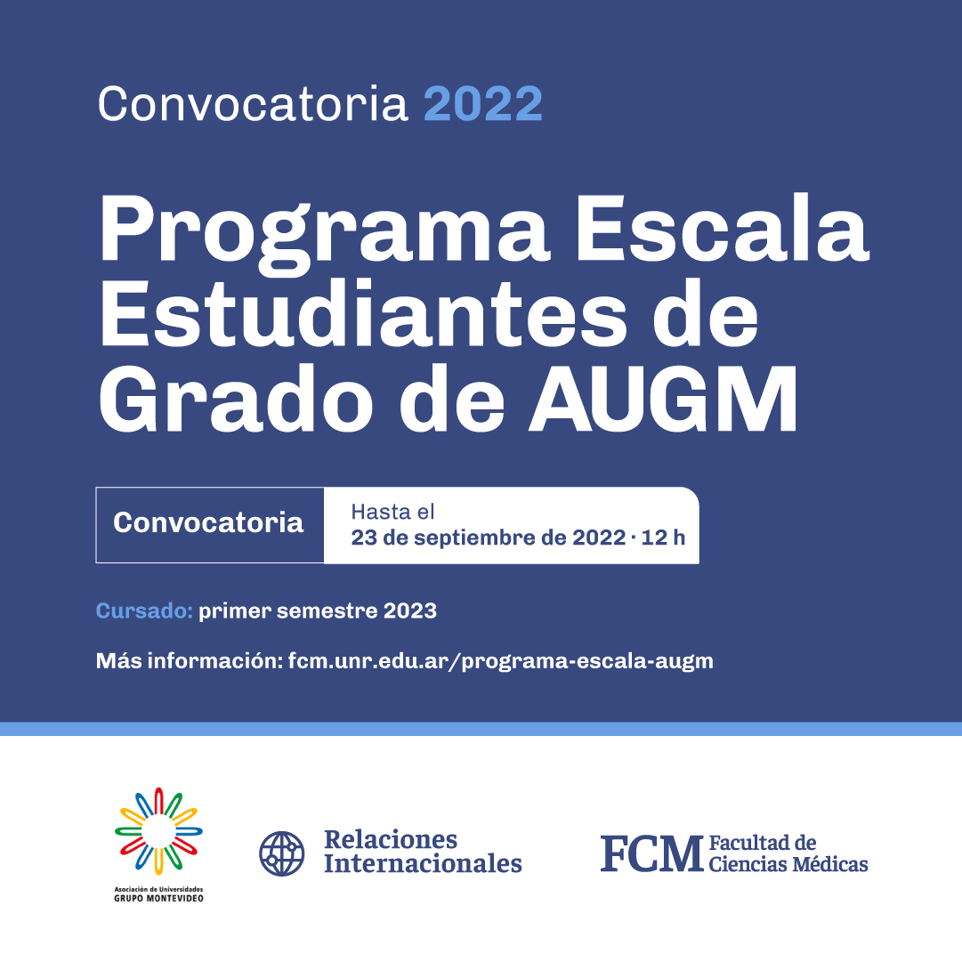 Programa Escala Estudiantes de Grado De AUGM - FCM